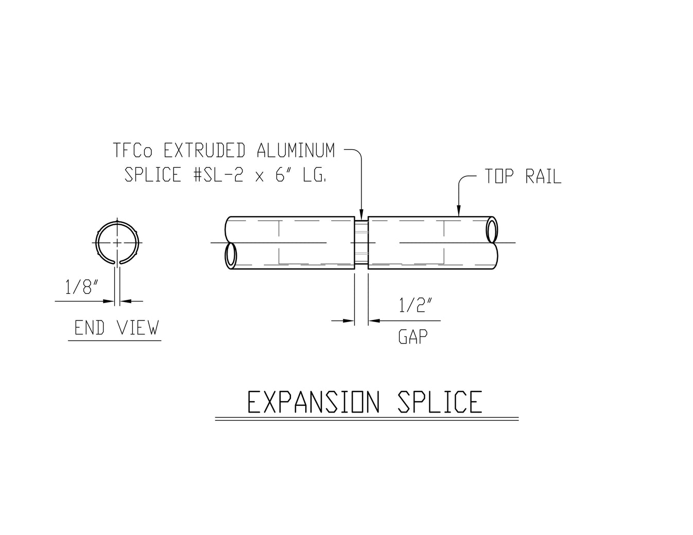 SL-3, SPLICE LOCK (to join handrail pipe segments) *Includes Set Screw ...