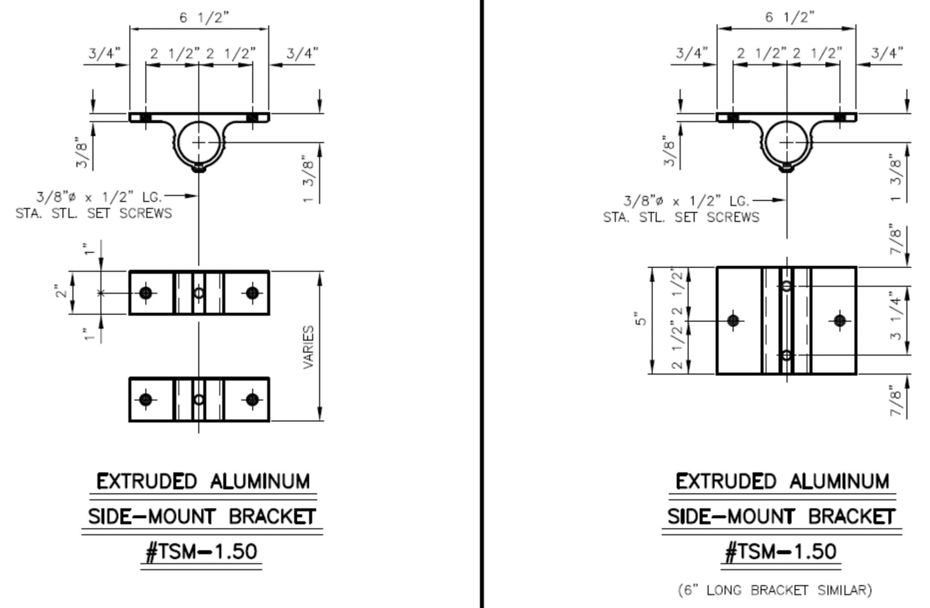 TSM-1.50 SIDE MOUNT (set screws & mylar pad incl'd) – Thompson ...